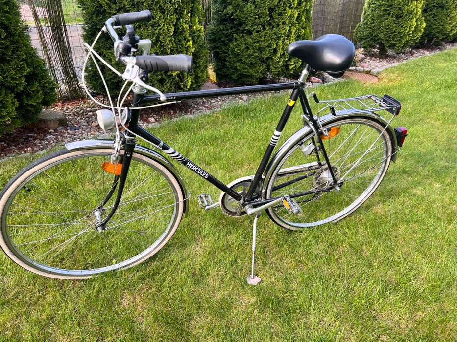 Hercules rower miejski klasyk stylowy piekne dodatki 28" męski Legnica ...