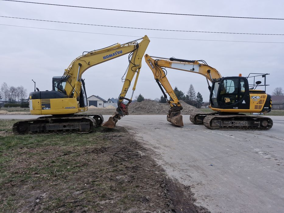 JCB JS 130 LC T4 Komatsu PC138us koparka gąsienicowa cat doosan volvo ...