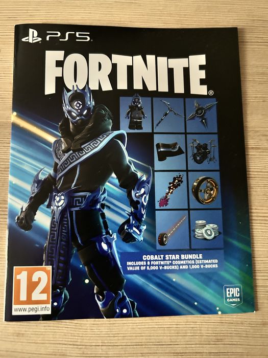 Fortnite Cobalt Star Bundle PS5 - Nowe, Nieotwierane Białystok ...