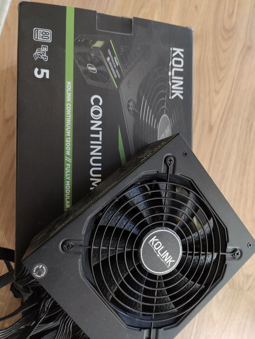 Kolink Continuum 1200w - Plus 80 Platinium Fonte de Alimentação PSU ...