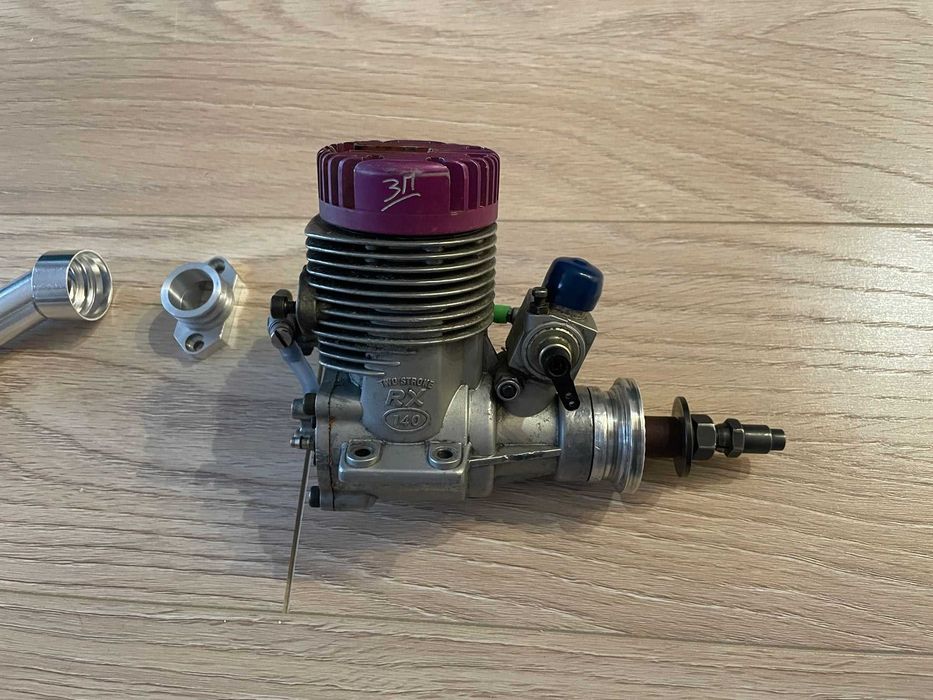 OS MAX 140RX 3M Mintor dual plug head + rura rezonansowa + łącznik ...