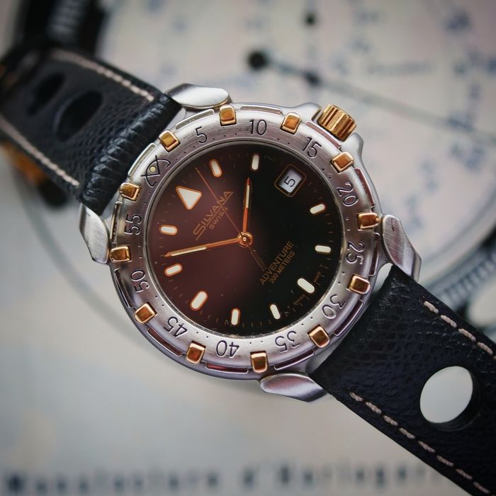 Silvana Adventure 200m swiss made zegarek szwajcarski tytan diver ...
