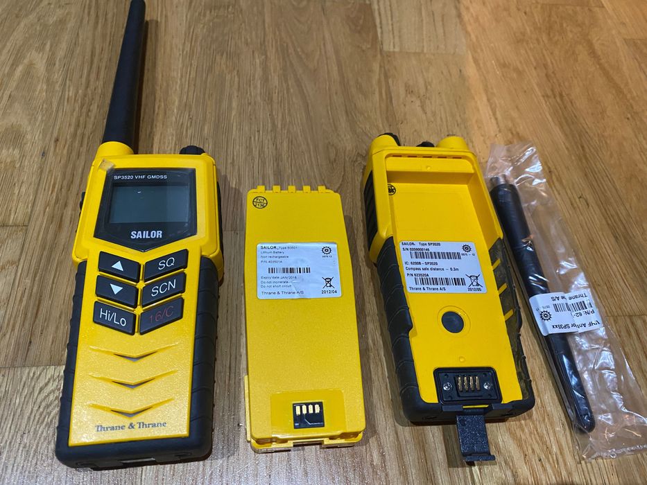 Rádio VHF portátil Sailor SP3520 GMDSS Parque das Nações • OLX.pt