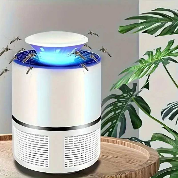 Lâmpada Repelente Mosquitos USB Luz LED Azul e caixa armadilha NOVO ...
