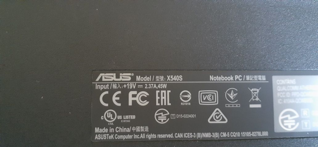 Asus X540s Розборка: 300 грн. - Ноутбуки Черновцы на Olx