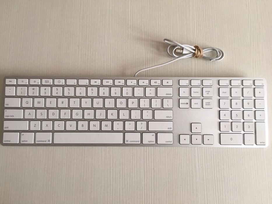 Проводная алюминиевая клавиатура Apple Wired Keyboard A1243: 1 000 грн ...