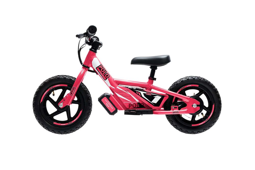 Rowerek Biegowy Elektryczny POLOVOLT RS-12 Różowy Mini Cross Myślenice ...