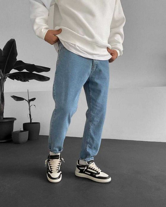 Джинси мом світлі голубі чоловічі всі розміри НОВІ 1 250 грн Широкі джинси Івано Франківськ