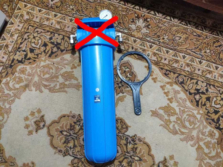 Колба для магистрального фильтра BigBlue 20 дюйм Aquafilter FH20B1BWB ...