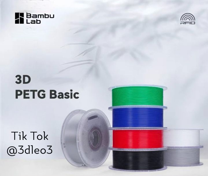 Bambu Lab PETG Basic 1 кг пластик (на котушці) для 3D принтера: 1 250 ...