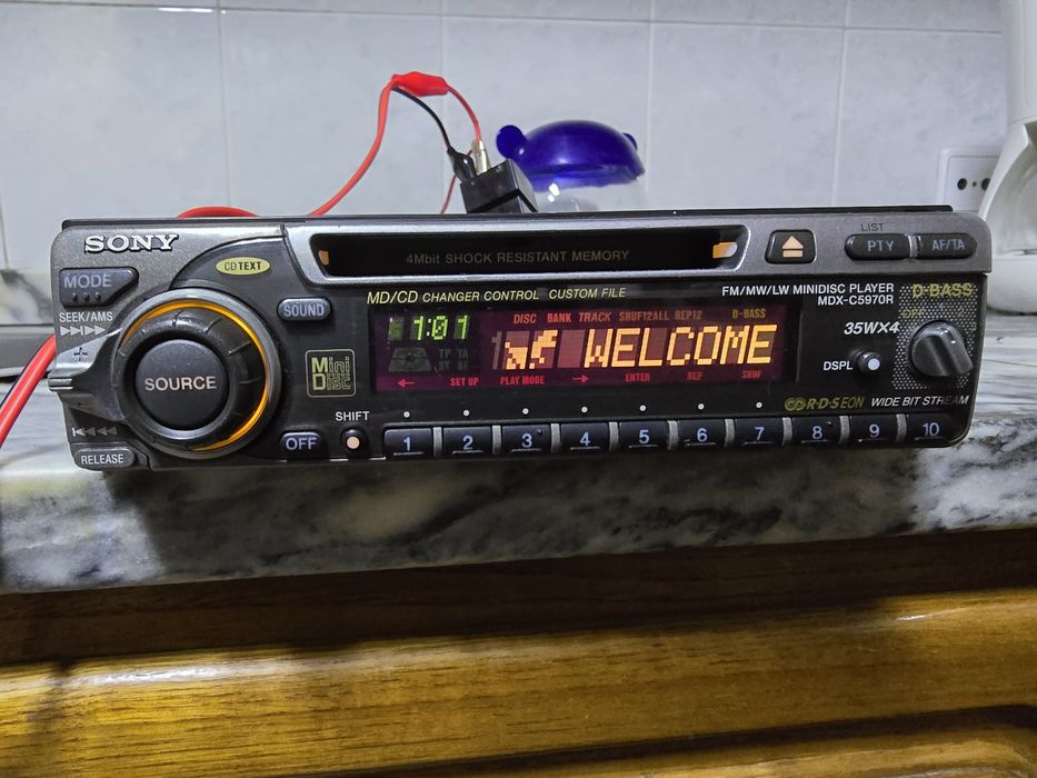 (raro) Auto-rádio MiniDisc Sony MDX-C5970R Caldas de Vizela (São Miguel ...