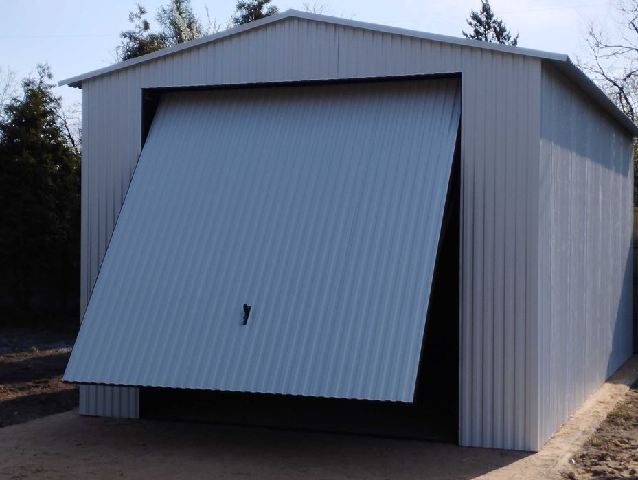 Garaż blaszany garaz blaszak wiata blaszana 4x7 5x7 7x5 5x5 4x5 hala ...