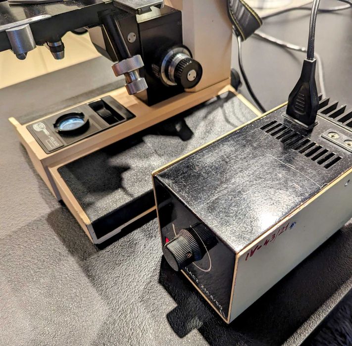 Mikroskop biologiczny PZO Biolar + Dwuokular Warszawa Praga-Południe ...