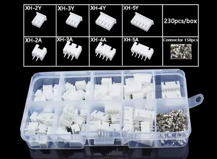 Набор из 80-ти разъемов XH2.54 (2p,3p,4p,5p 2.54mm pitch): 140 грн ...