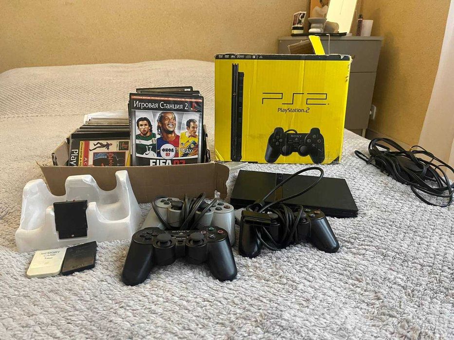 Playstation 2+ все що на фото: 1 700 грн. - Приставки Звягель на Olx