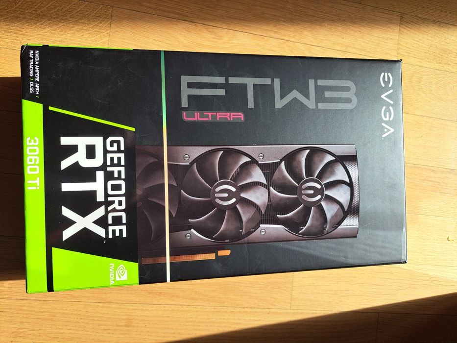 Karta graficzna EVGA Geforce 3060Ti 8GB 3 Wiatraki, Ledy. Szerokie • OLX.pl