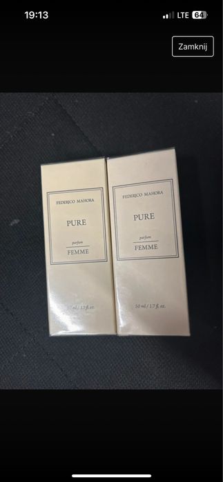 2x perfum pure nr 491 fm world Dębica • OLX.pl