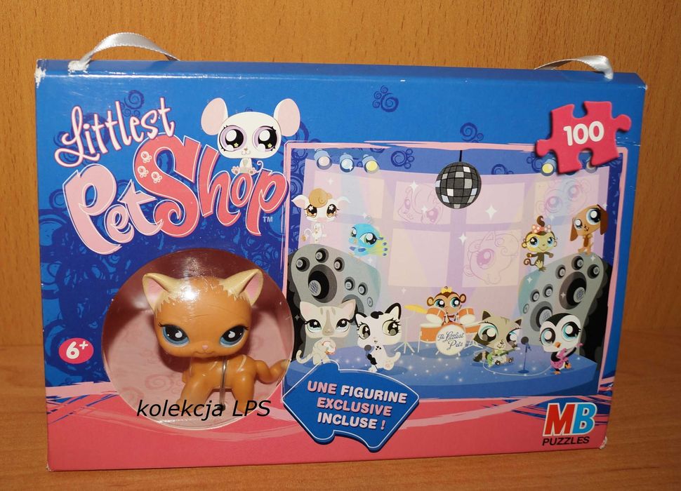NOWY oryginalny zestaw LPS shorthair puzzle UNIKAT Littlest Pet Shop ...