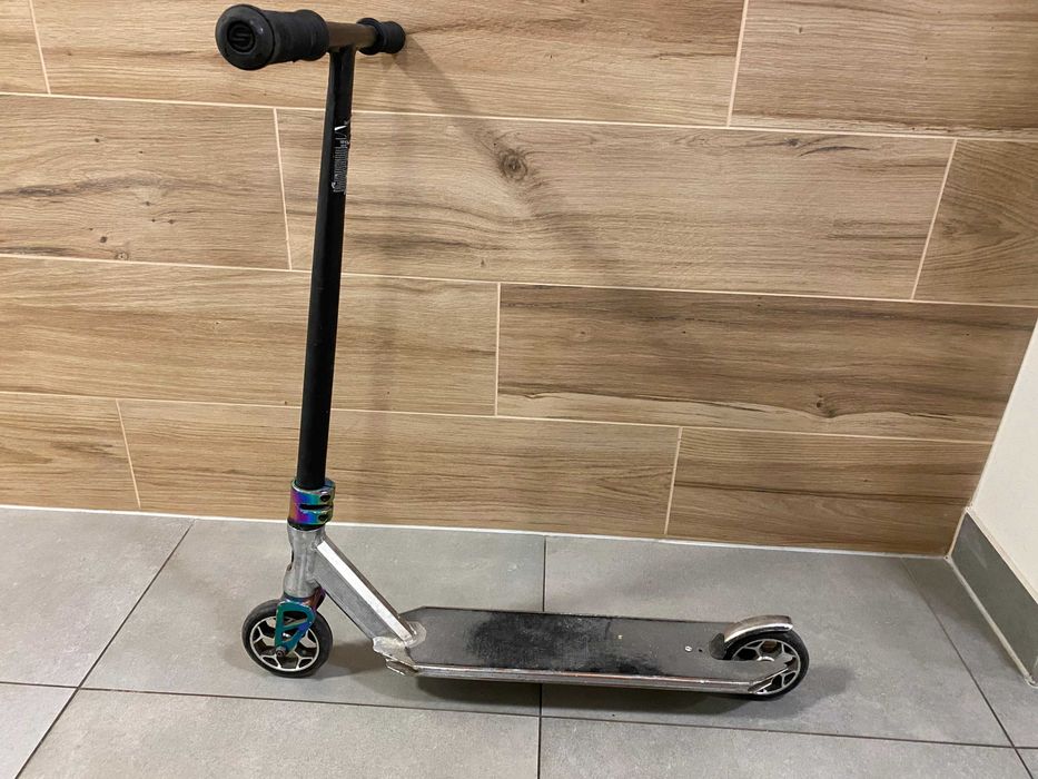 Hulajnoga wyczynowa Oxelo MF 3,6 V5 stan dobry. mało używana Zielona ...