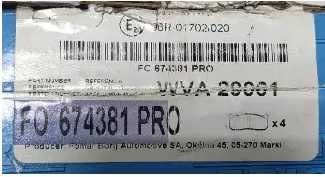 Колодки тормозные DAF CF XF MAN Iveco Mercedes Neoplan Scania: 1 500 ...