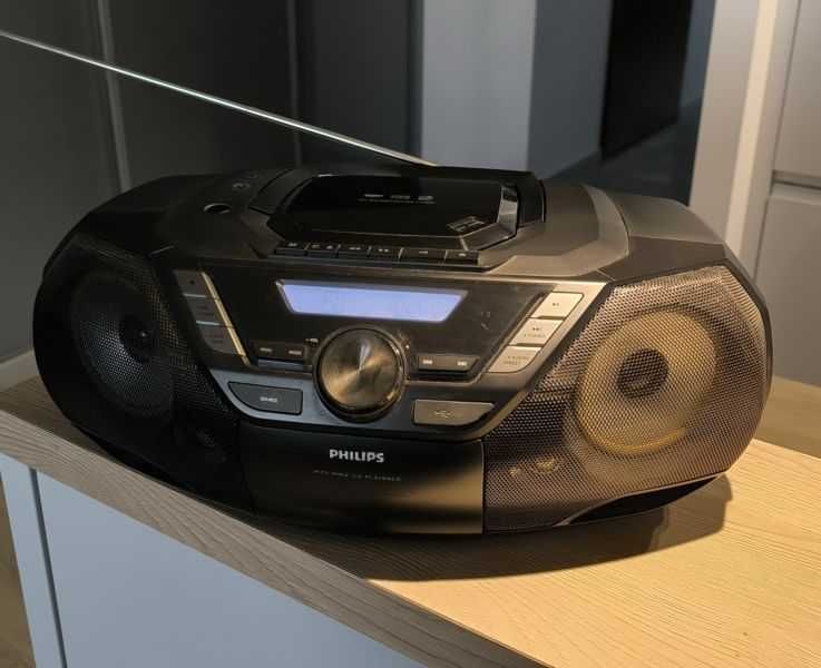 Boombox Philips AZ3856 radio / wejście jack, MP3 z USB Częstochowa ...