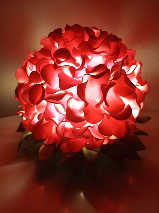 Прикроватный светильник ночник Гортензия из изолона 650 грн Освещение Запорожье на Olx