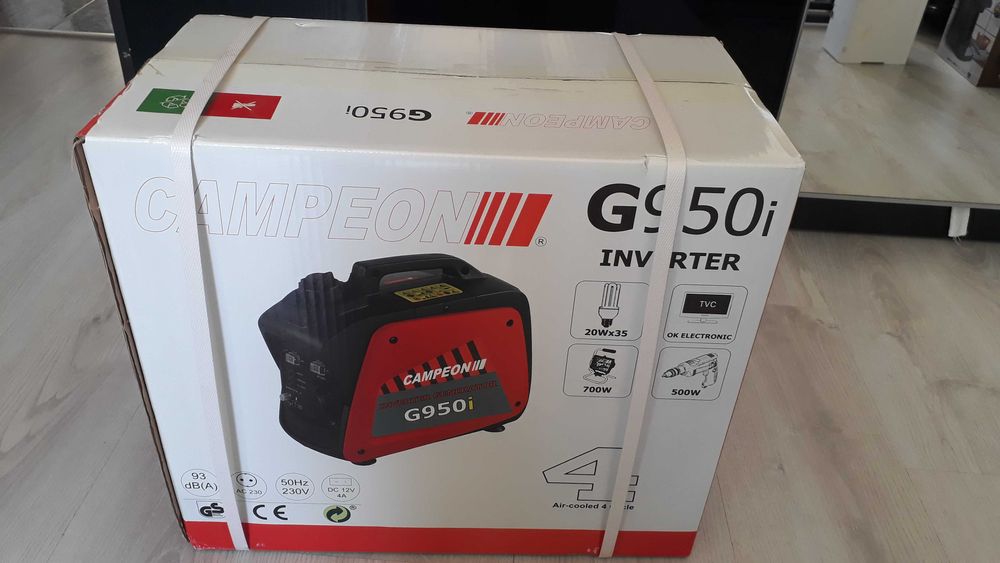Agregat prądotwórczy inwertorowy NOWY Campeon G950i 4T Będzin Małobądz ...