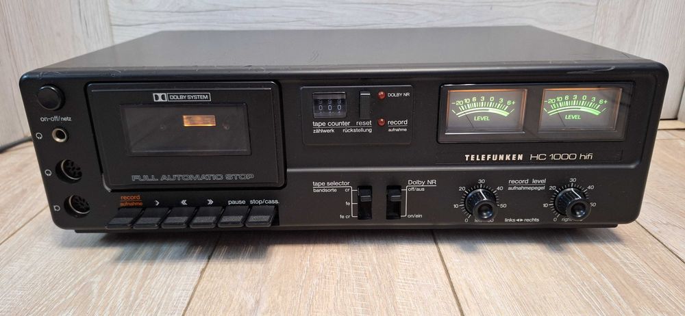 Magnetofon Kasetowy TELEFUNKEN HC 1000 Hi-Fi ! 100% Sprawny ! Okazja ...