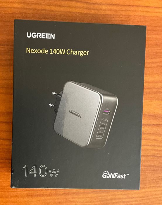 Зарядний блок UGREEN Nexcode 140W GaN Fast Charger + кабель 240W: 3 100 ...