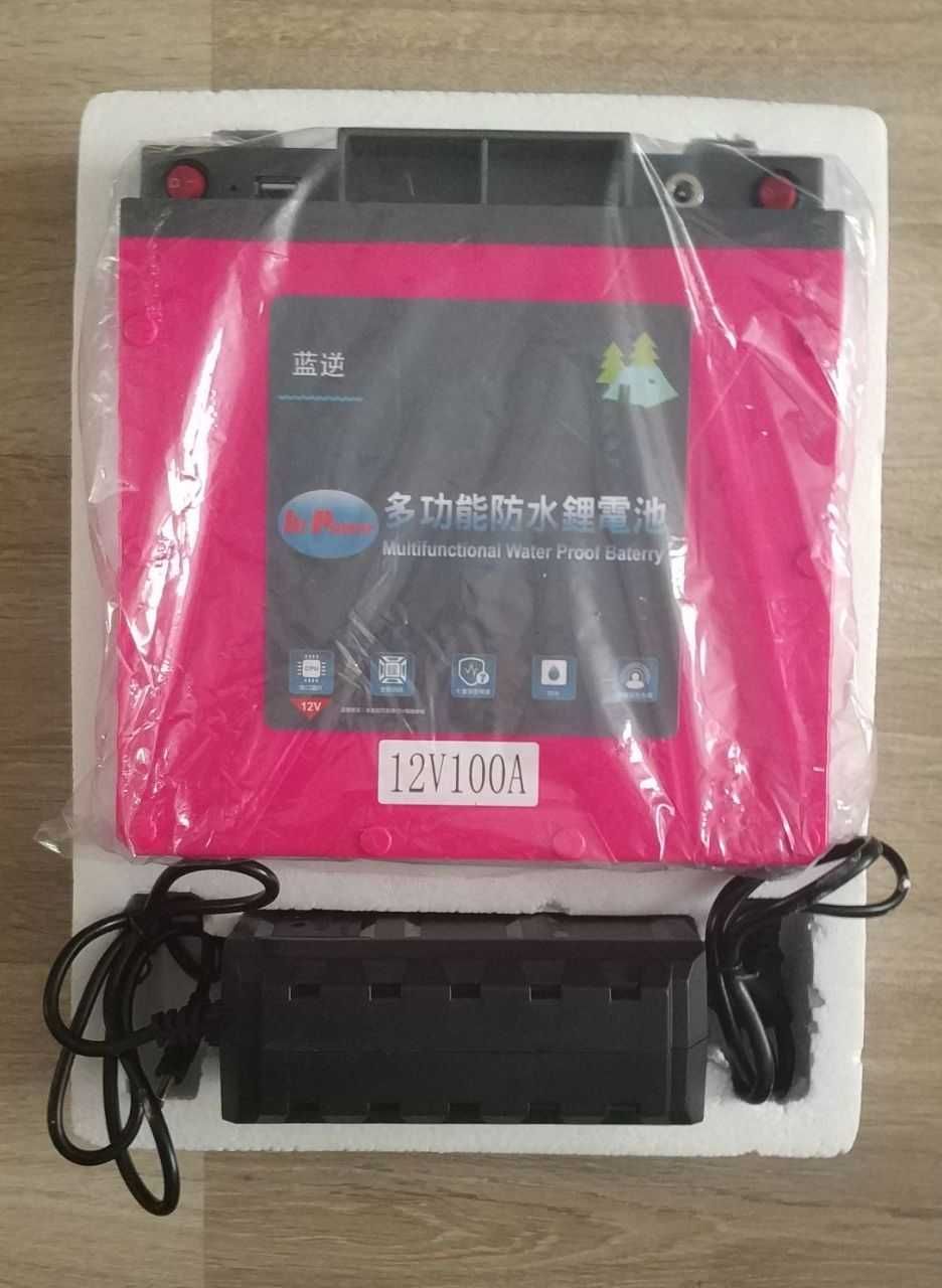 Аккумулятор Li-ion 12V 100А KMW літій + ЗАРЯДКА 10 А: 9 500 грн ...