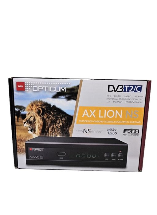 Tuner DVB-T2C H.265 dekoder Opticum AX LION NS Nowy Sącz • OLX.pl