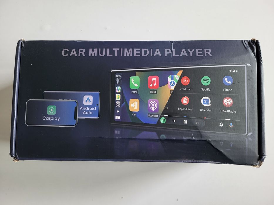 Monitor samochodowy 10" CARPLAY ANDROID APPLE AUTO z kamerą. Warszawa ...
