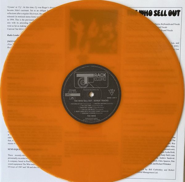 The Who - The Who Sell Out (Limited Deluxe Color Edition) 2LP winyl ...