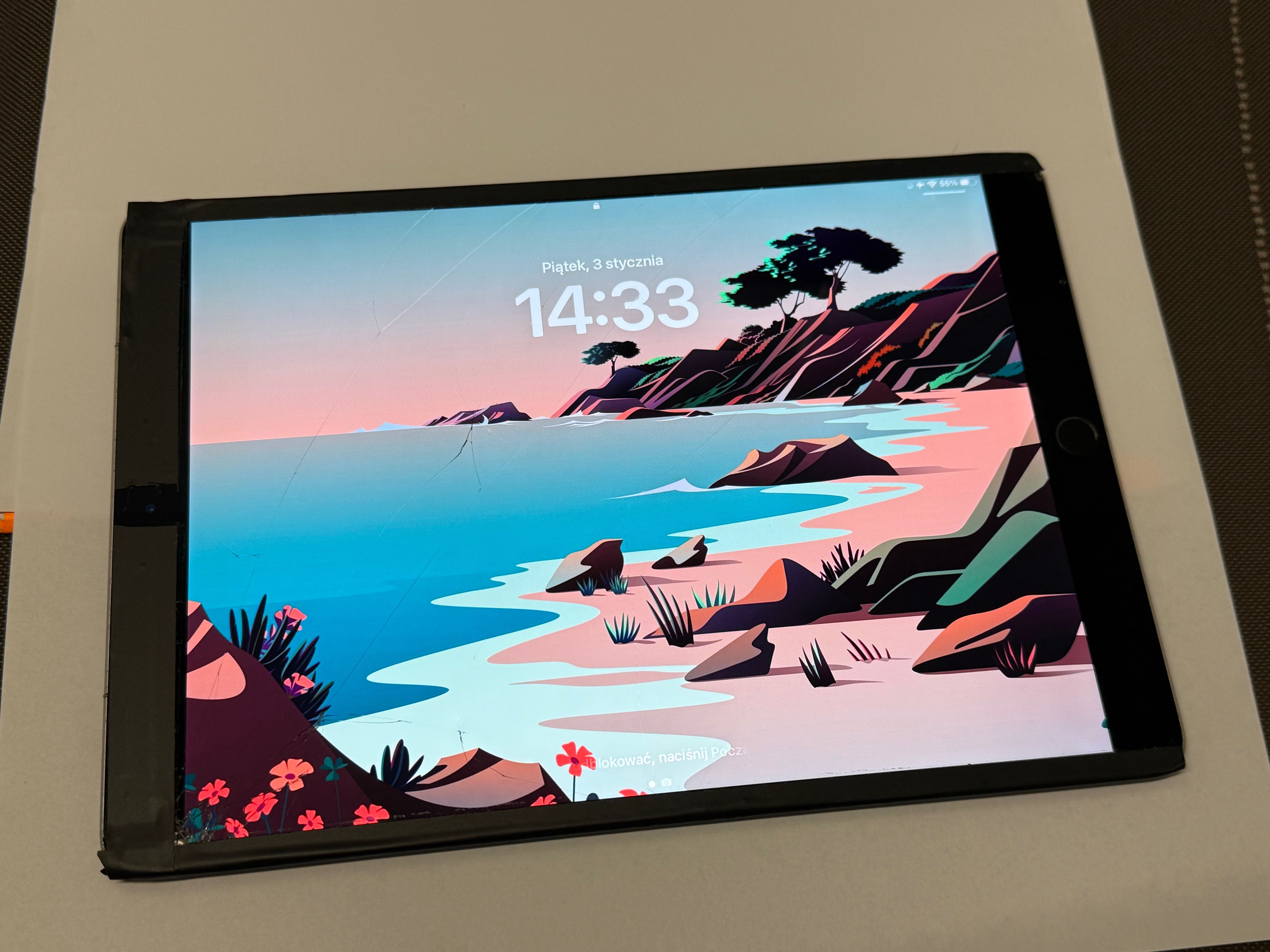 IPad Pro 10 5 64GB LTE 100 A1709 sprawny zbity Augustow OLX.pl