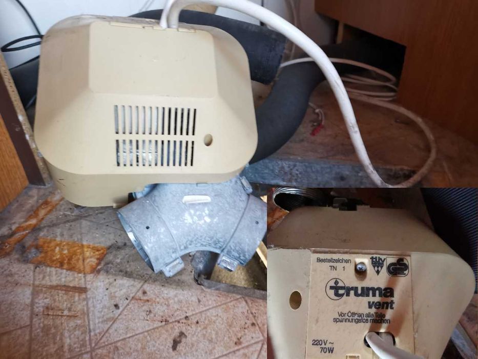 TRUMA SL 5002/3 - kompletny piecyk do przyczepy wentylator, sterownik ...