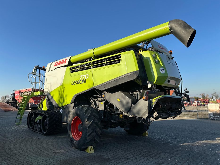 Claas Lexion 770TT 4WD + V1080 LASER PILOT, GPS Śmielin • OLX.pl