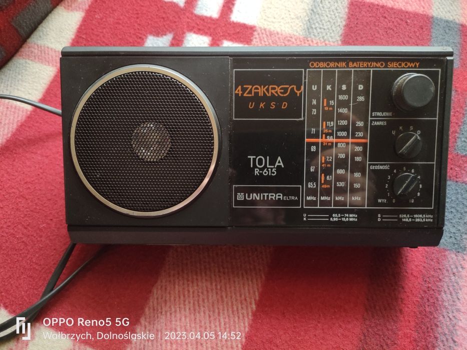 UNITRA eltra Tola r 615 radyjko dla kolekcjonera Wałbrzych • OLX.pl