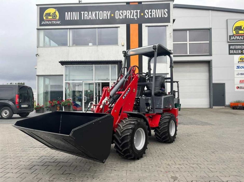 EXCAT X170 MINI ŁADOWARKA 4x4 1500kg SILNIK PERKINS, raty, leasing ...