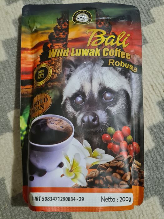 Kawa Luwak Robusta 100% oryginał kopi Luwak - 200g Sulęczyno • OLX.pl