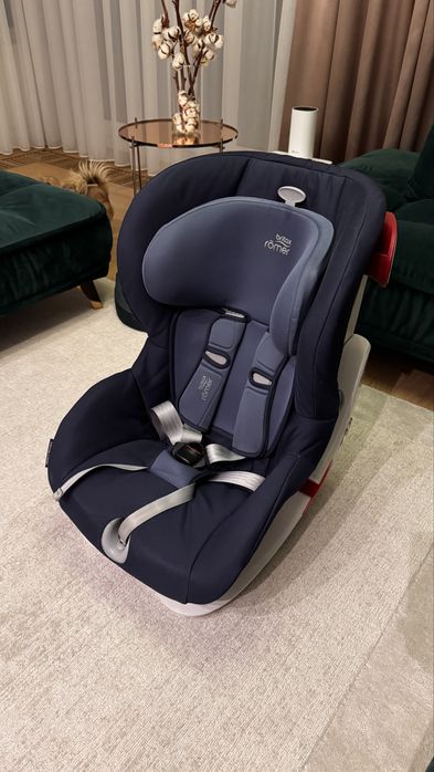 Fotelik Britax Romer King II LS Moonlight Blue 9-18 kg na pasy Warszawa Żoliborz • OLX.pl