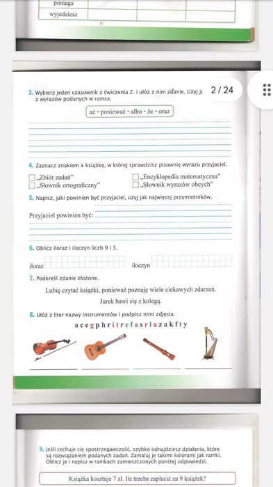 Moje sprawdziany klasa 3 gra w kolory Starowola • OLX.pl