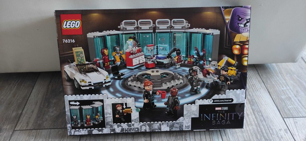 LEGO 76216 Marvel Super Heroes - Zbrojownia Iron Mana Stepnica • OLX.pl