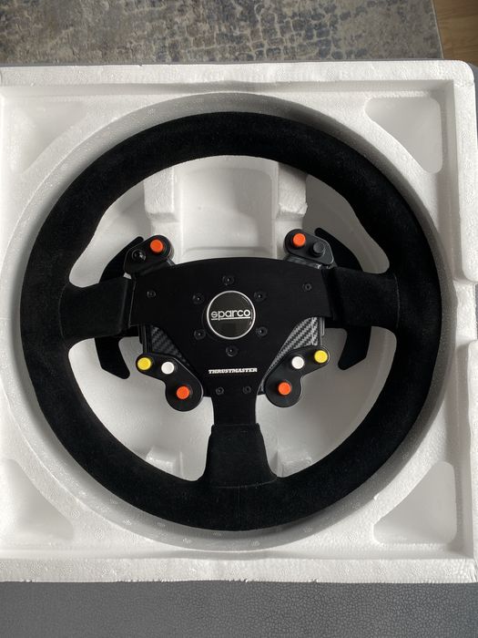 Thrustmaster SPARCO R383 NOWA bez śladu użycia na zamszowym obszyciu ...
