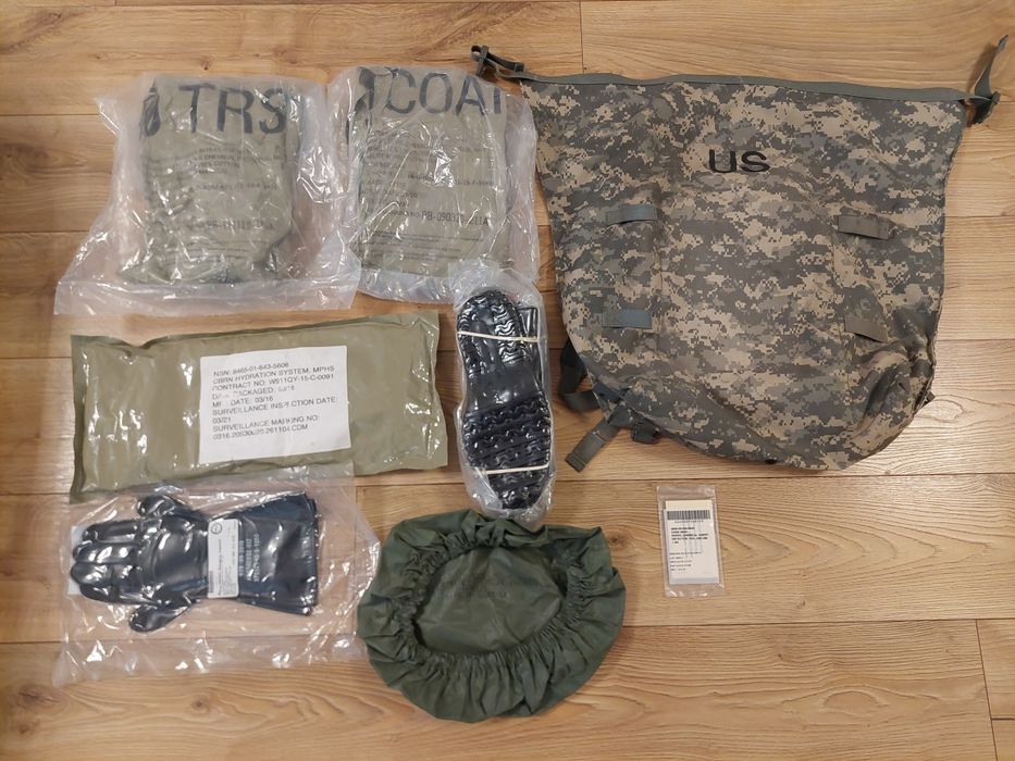 Zestaw JSLIST US Army CBRN NBC Mopp suit przeciwchemiczny komplet UCP ...