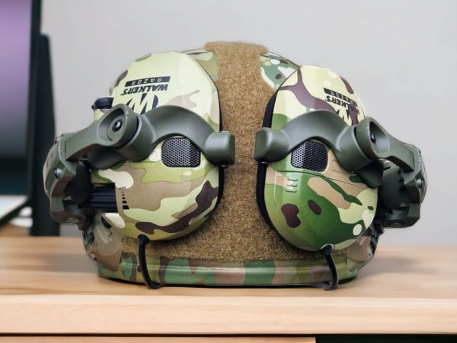 Walkers Razor Multicam Активные наушники + крепление на шлем чебурашки ...