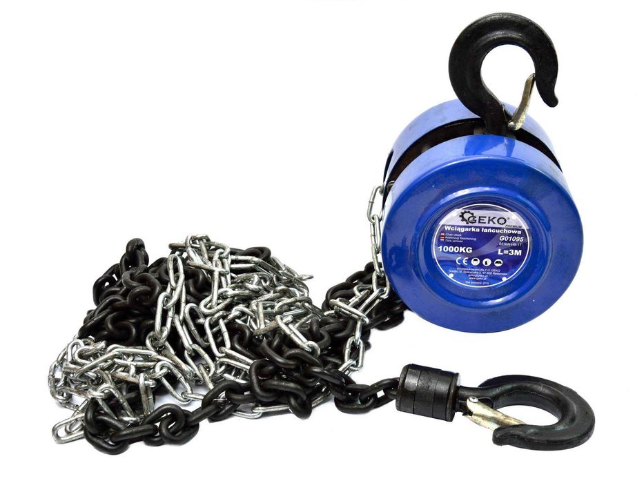 Wciągarka łańcuchowa wciągnik rukcug GEKO PREMIUM 1T łańcuch 3M Tarnów ...