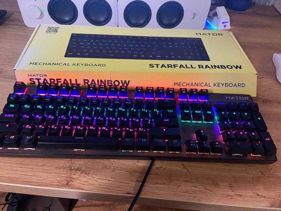 Клавіатура HATOR Starfall Rainbow Origin Red (HTK-608) Black: 633 грн ...