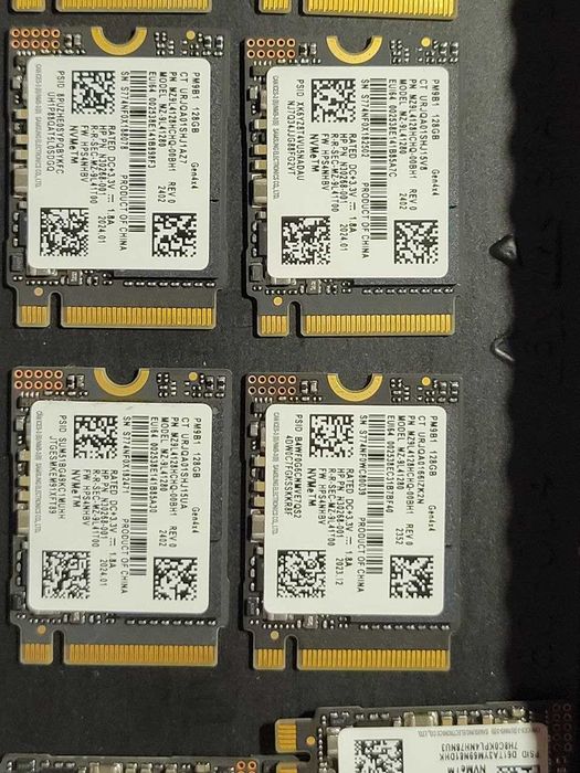 Samsung PM9B1 SSD Nvme 128Gb M.2 2230 PCIe 4.0 Gen 4 Windows 10 диск ...