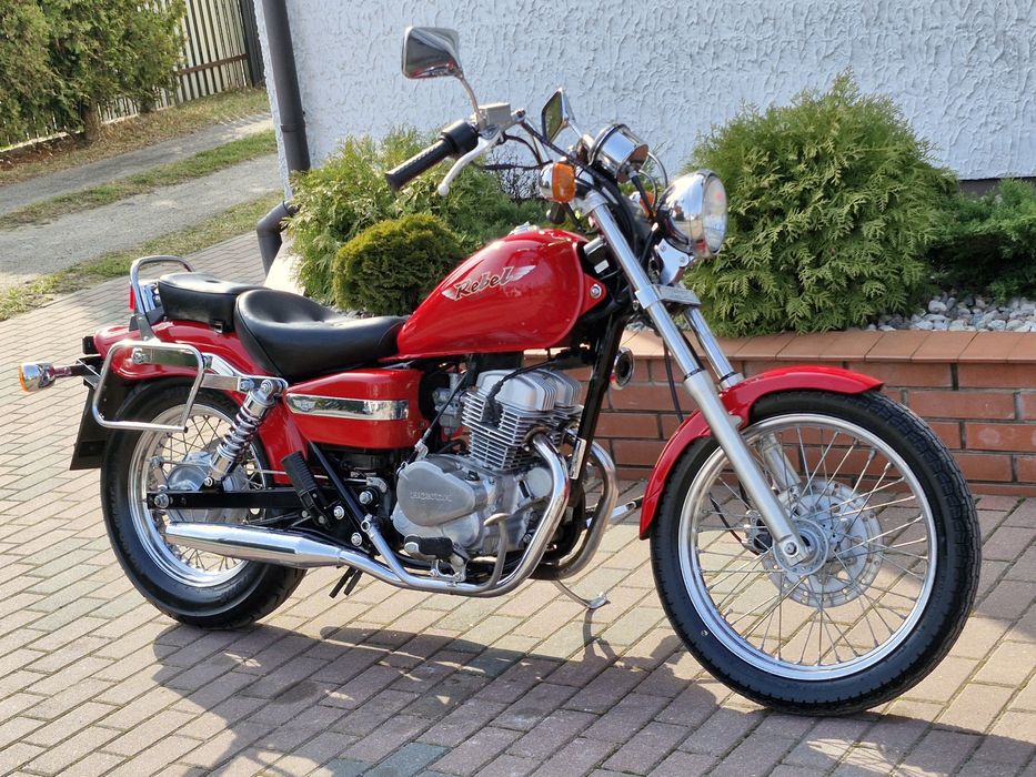 Honda REBEL 125 *Niemcy* Kat A1 B * Super stan * Tłuszcz • OLX.pl