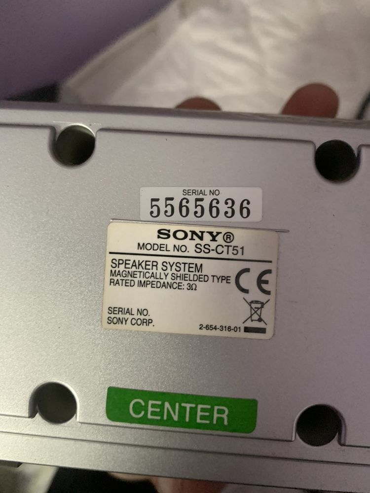 Самбуфер и колонки Sony SS-WS52 SS-TS51 SS-CT51: 1 200 грн. - Акустичні ...
